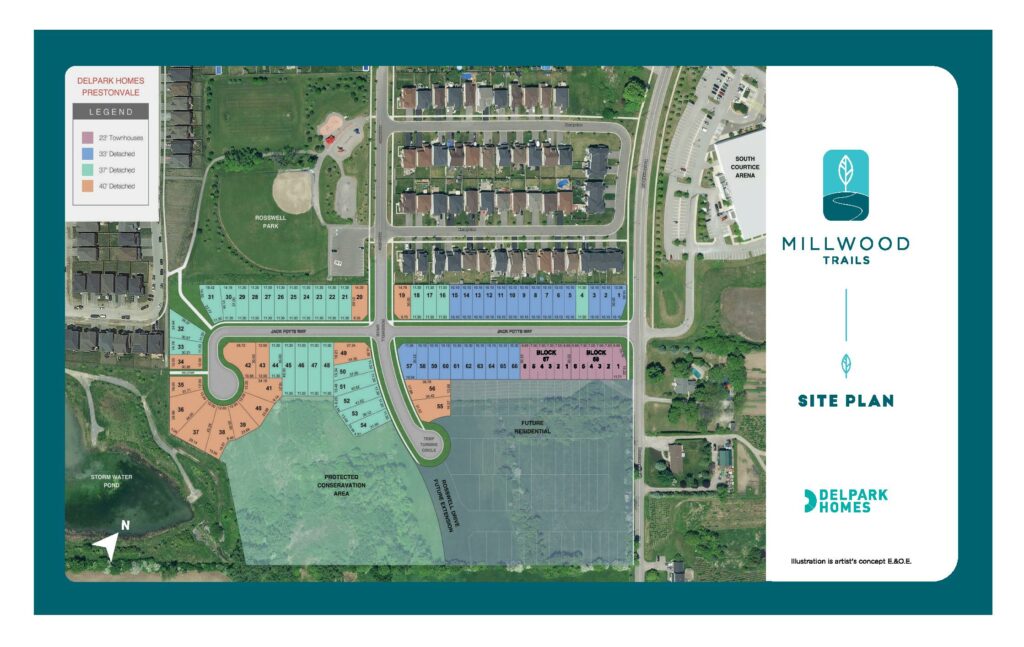Millwood Trails | New townhomes in Courtice | CondoRoyalty.com